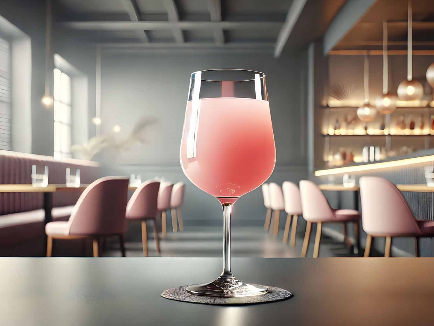 Pink Panther: The refined drink that conquers with almond and prickly ...